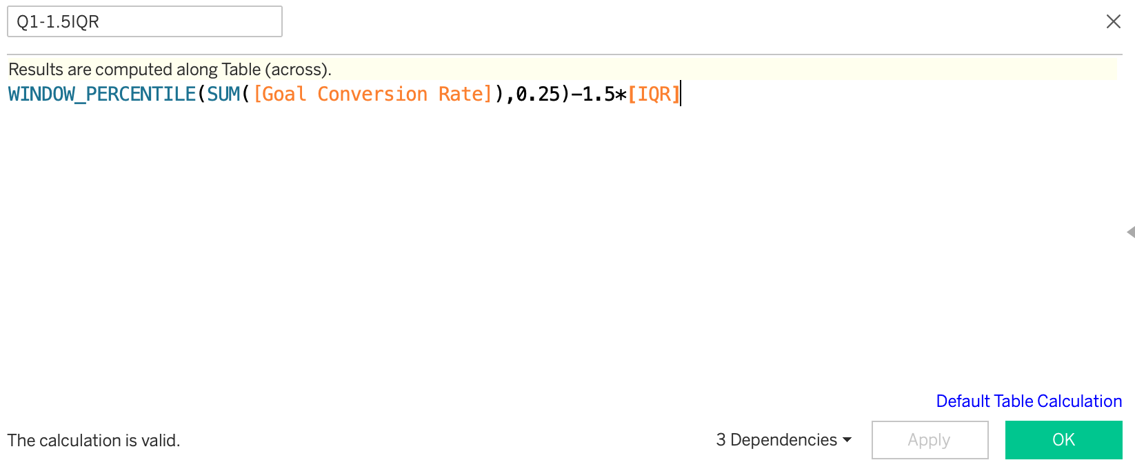 Outlier Detection (the 1.5xIQR rule) with Tableau Outlier Detection (the 1.5xIQR rule) with Tableau