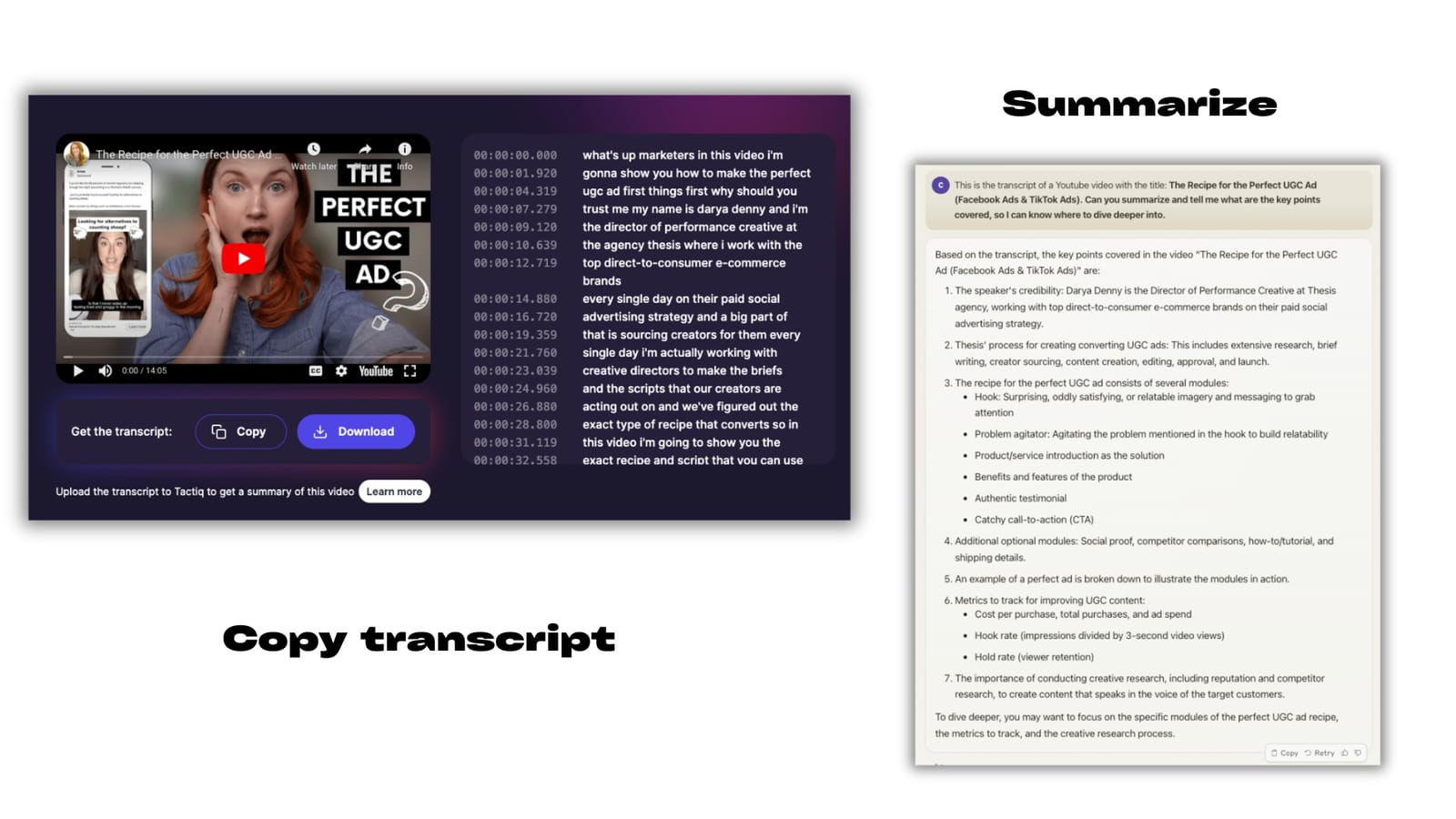 AI Workflow - Convert YouTube Videos to Skimmable Text